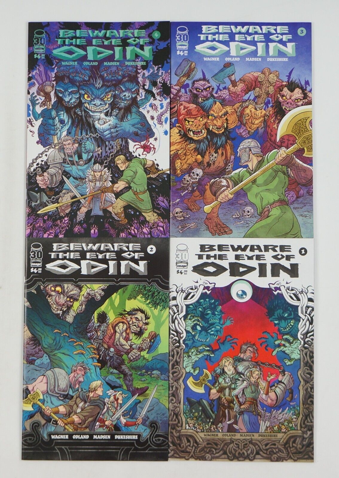 Beware the Eye of Odin #1-4 VF/NM complete series Image Comics Wagner ...