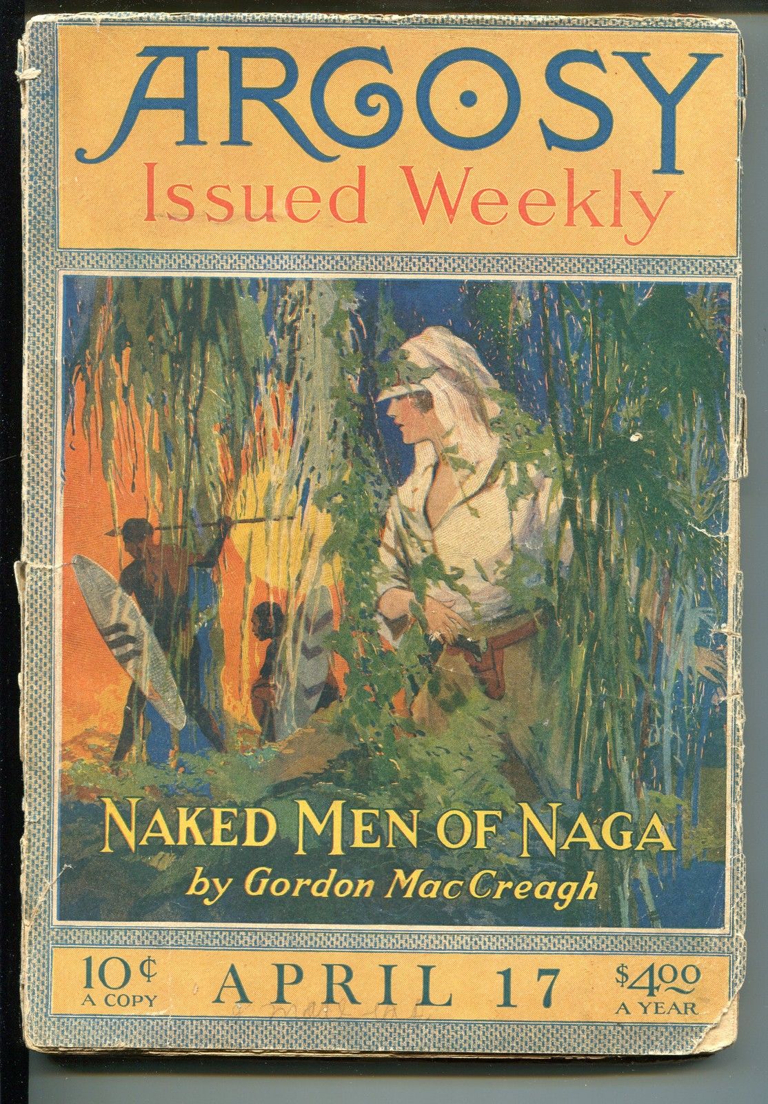 Argosy 04/17/1920-Munsey-Pulp-Jungle Story-Naked MEN of Naga-Good | Comic Collectibles ...