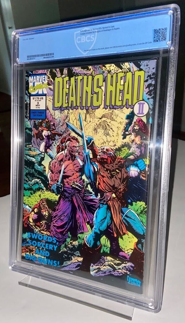 Death's Head II #3 - 1st appearance of Tuck! CBCS 9.8 - Brand New Slab ...