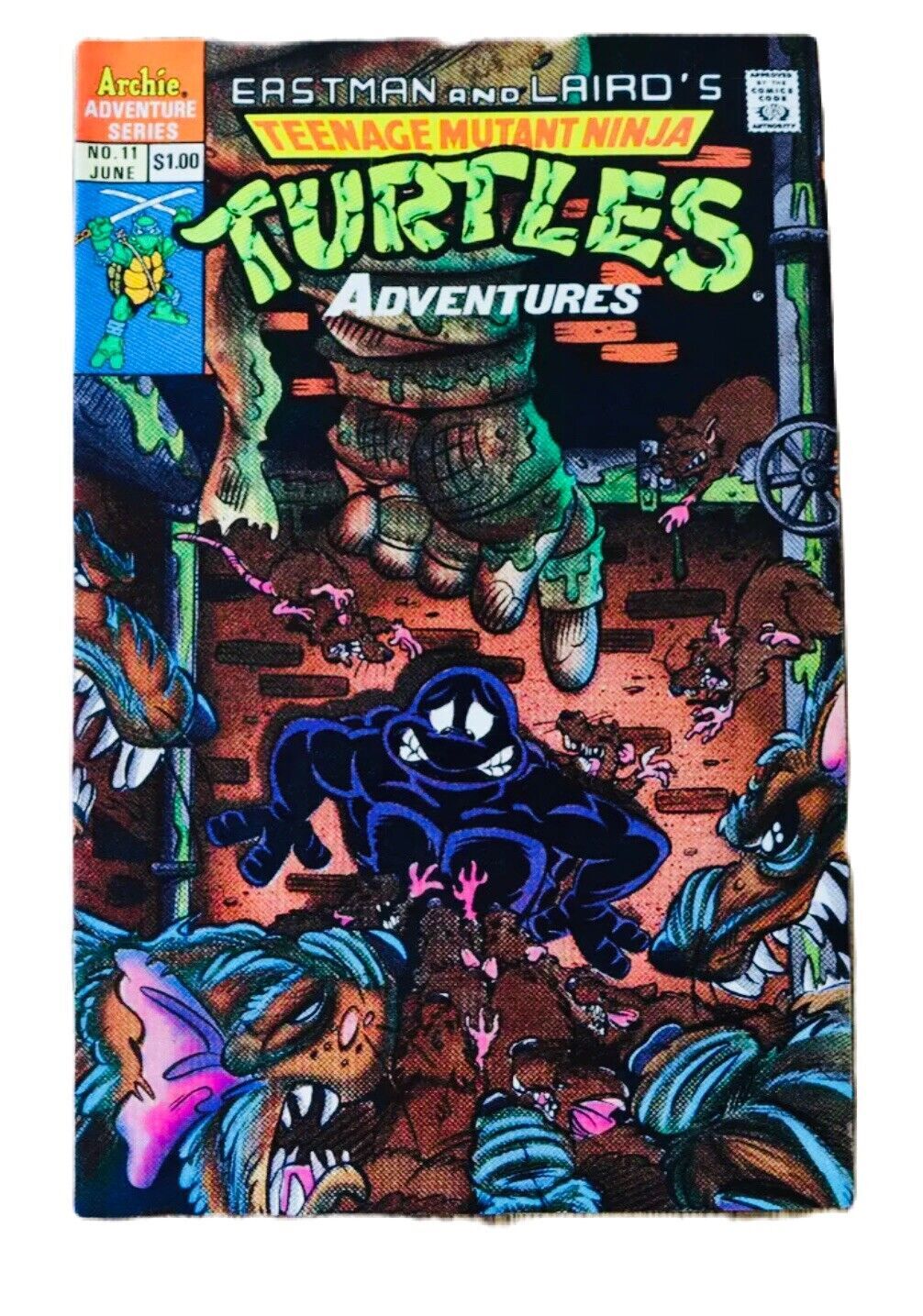 1990 Archie Adventure Series Teenage Mutant Ninja Turtles #11 VF+ ...