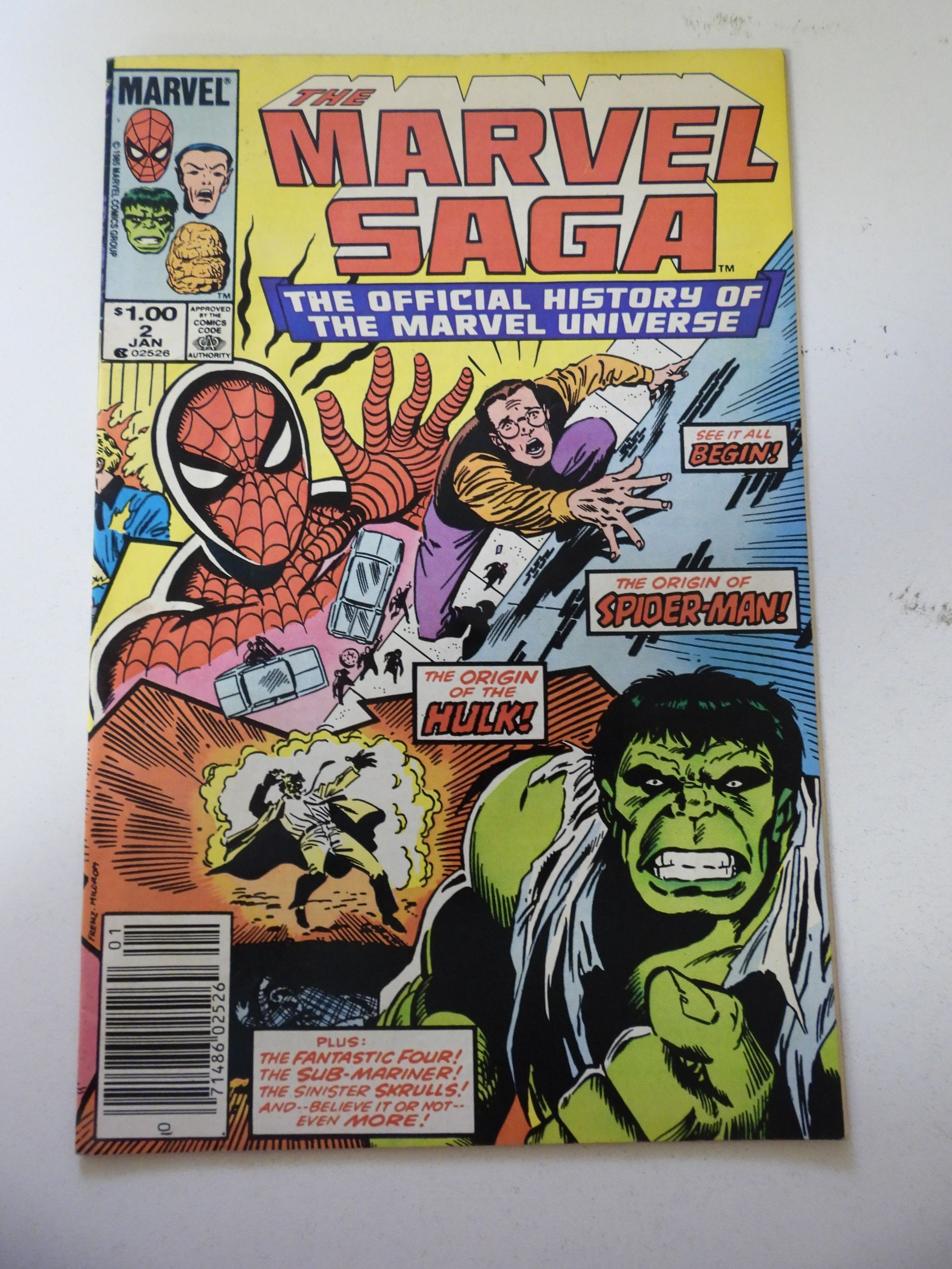 The Marvel Saga The Official History of the Marvel Universe #2 (1986 ...