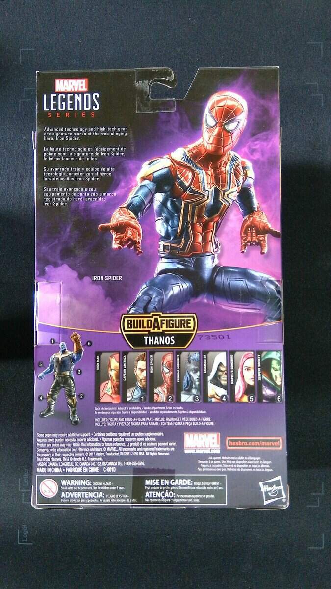 Legends Series Iron Spider Figure Avengers Infinity War TC2 | Comic ...