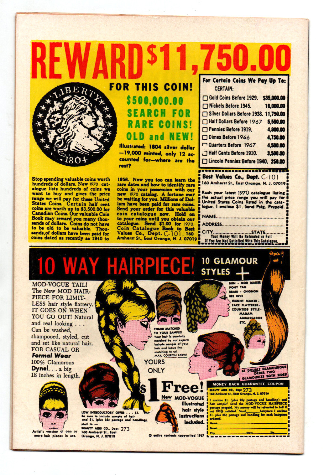 Girls' Love Stories #148 - Nick Cary - Romance - DC Comics - 1970 - VF ...