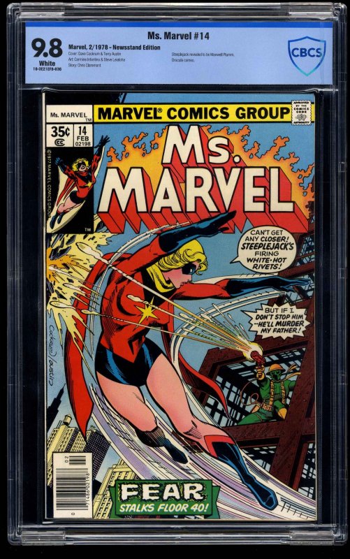 Ms. Marvel #14 CBCS NM/M 9.8 White Pages | Comic Books - Bronze Age ...