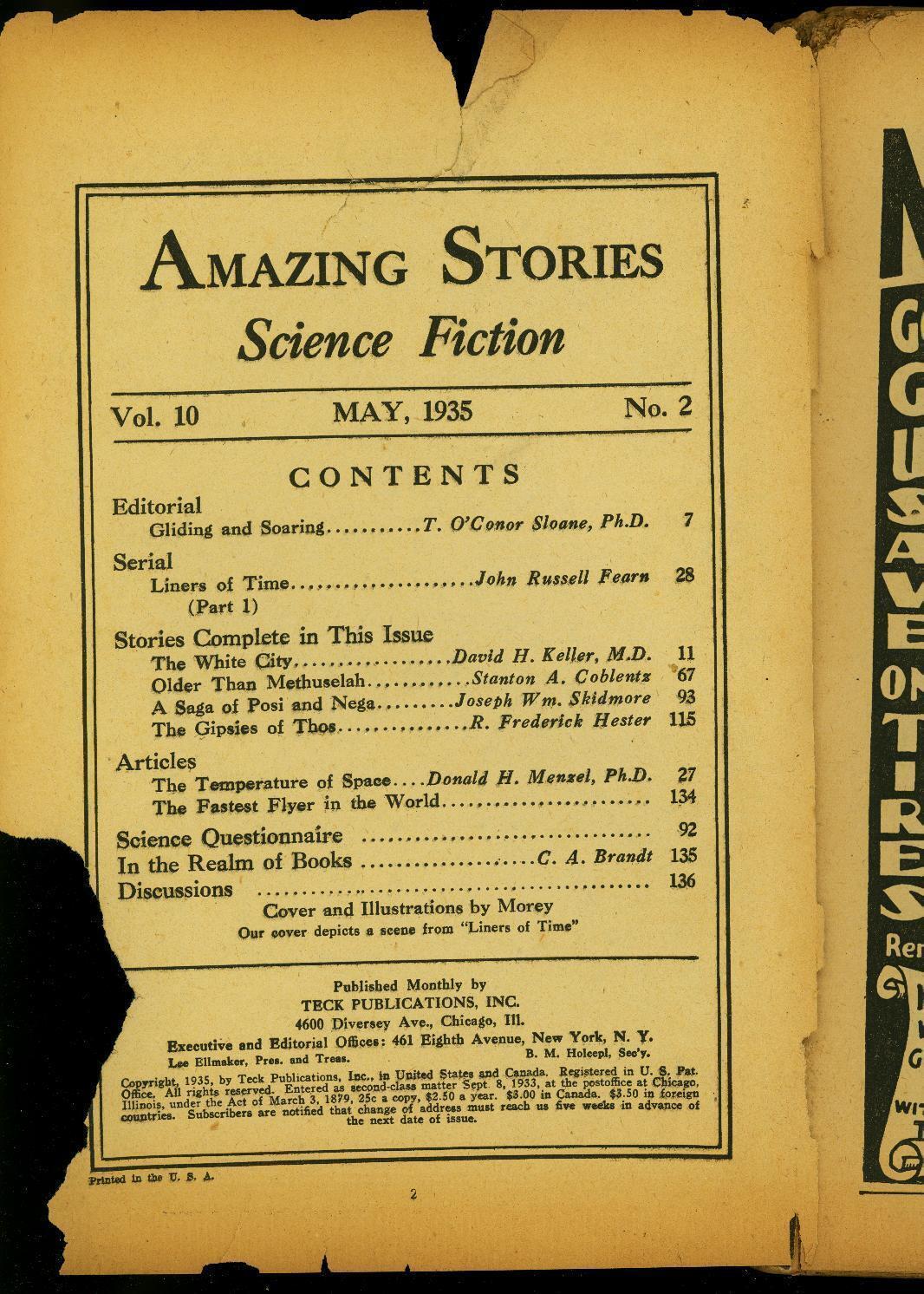 PULP: Amazing Stories Pulp May 1935- John Russel Fearn- Reading Copy ...