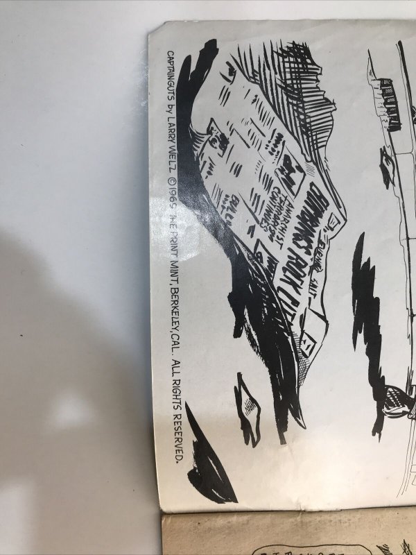 Captain Guts #1 & 3, the Print Mint Underground Comix 1969 Larry Welz ...