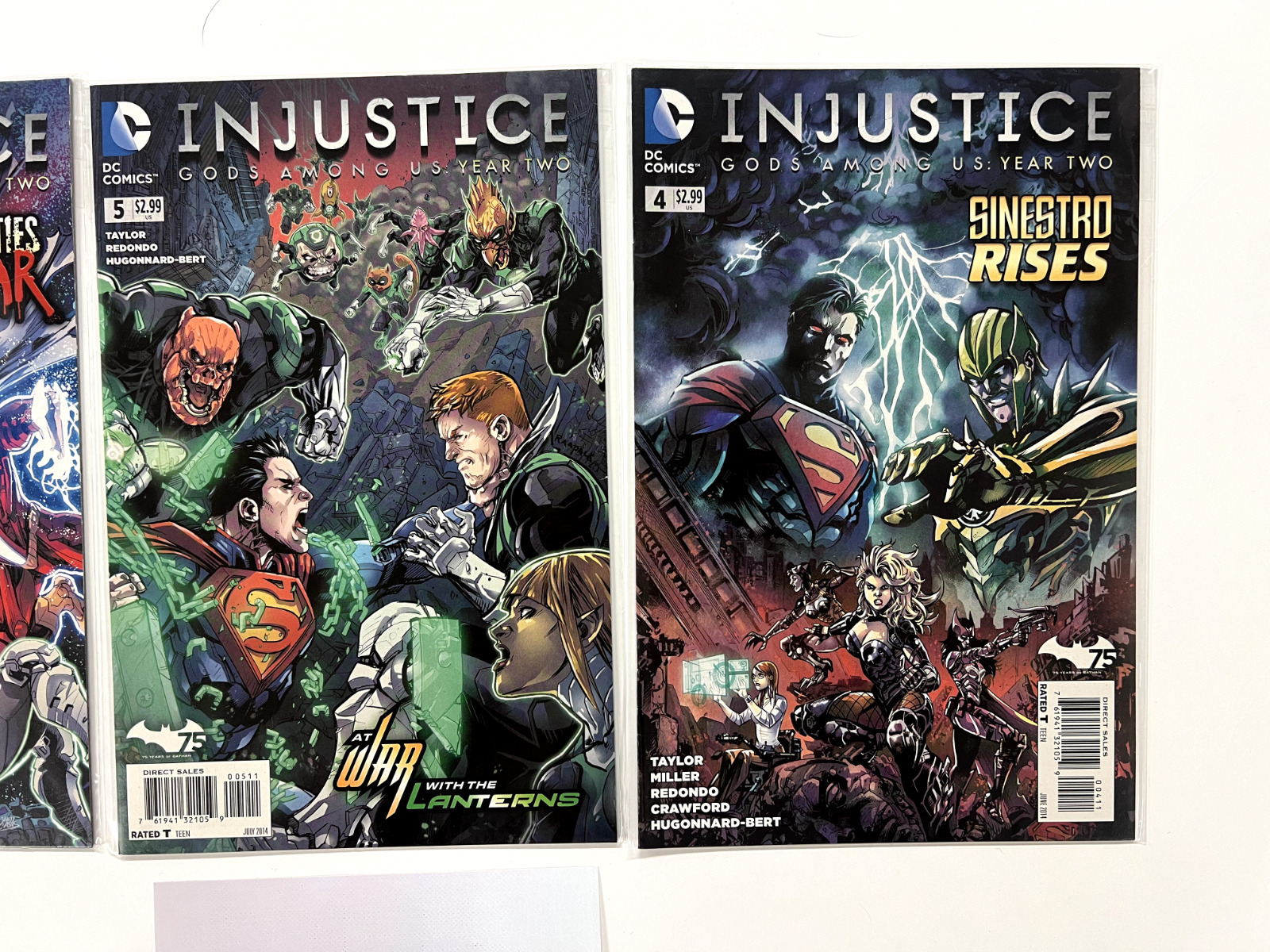 3 Injustice DC Comic Books# 4 5 6 Batman Superman Robin Flash Static 69 ...