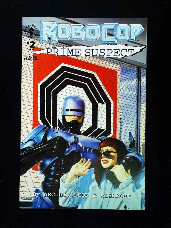 Robocop Prime Suspect #2 Dark Horse Comics 1992 Nm- | Comic Books ...