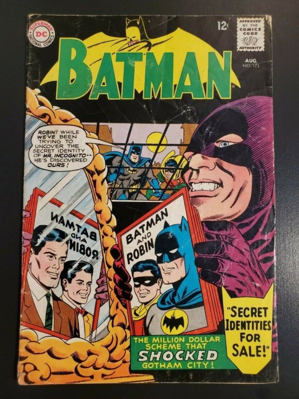 Batman #173 (1965) DC Comics VG- 3.5 Infantino Sheldon Moldoff| | Comic ...