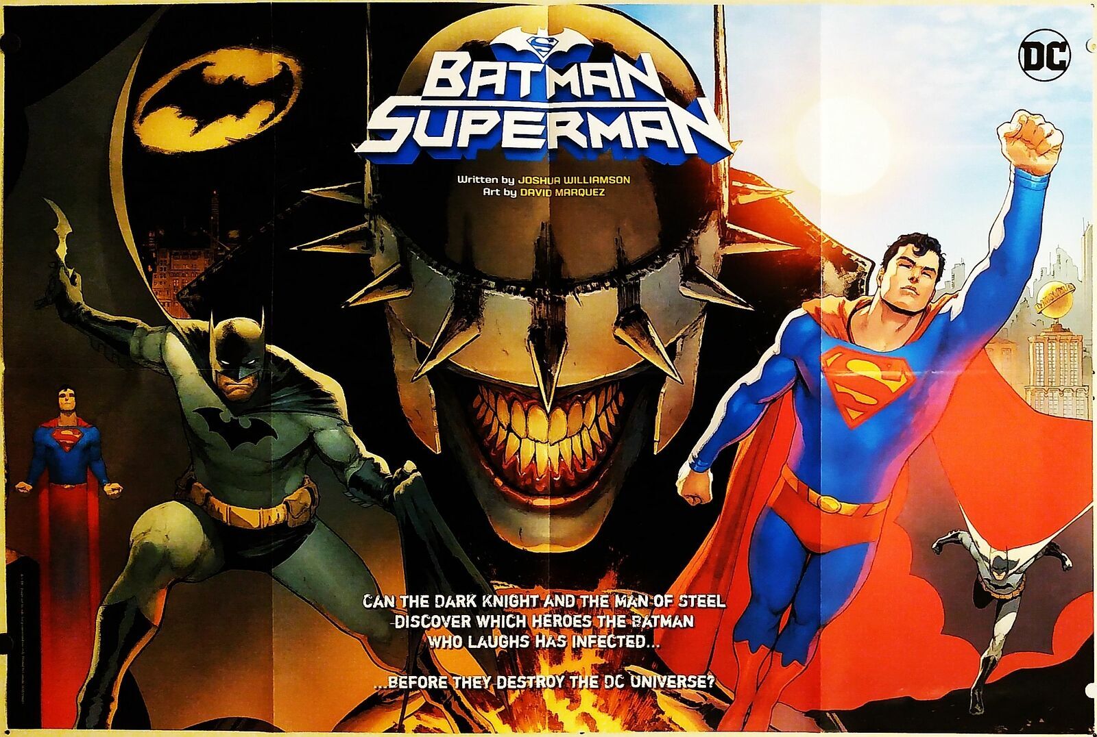 DC Batman Superman #1 Marquez 2019 Folded Promo Poster (24"x36") New ...