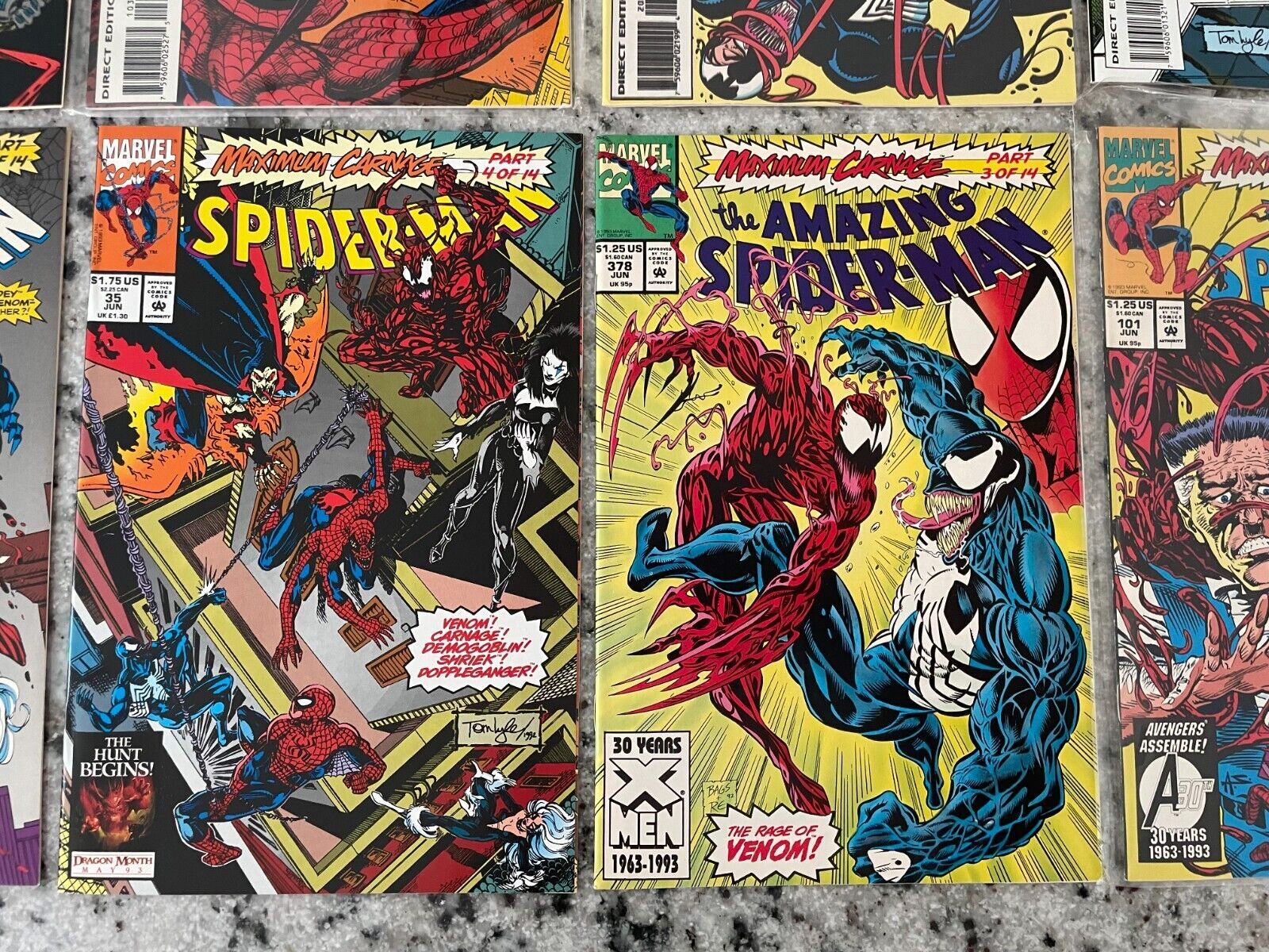 Spider-Man Maximum Carnage Complete Set #1-14 NM Amazing Web ...