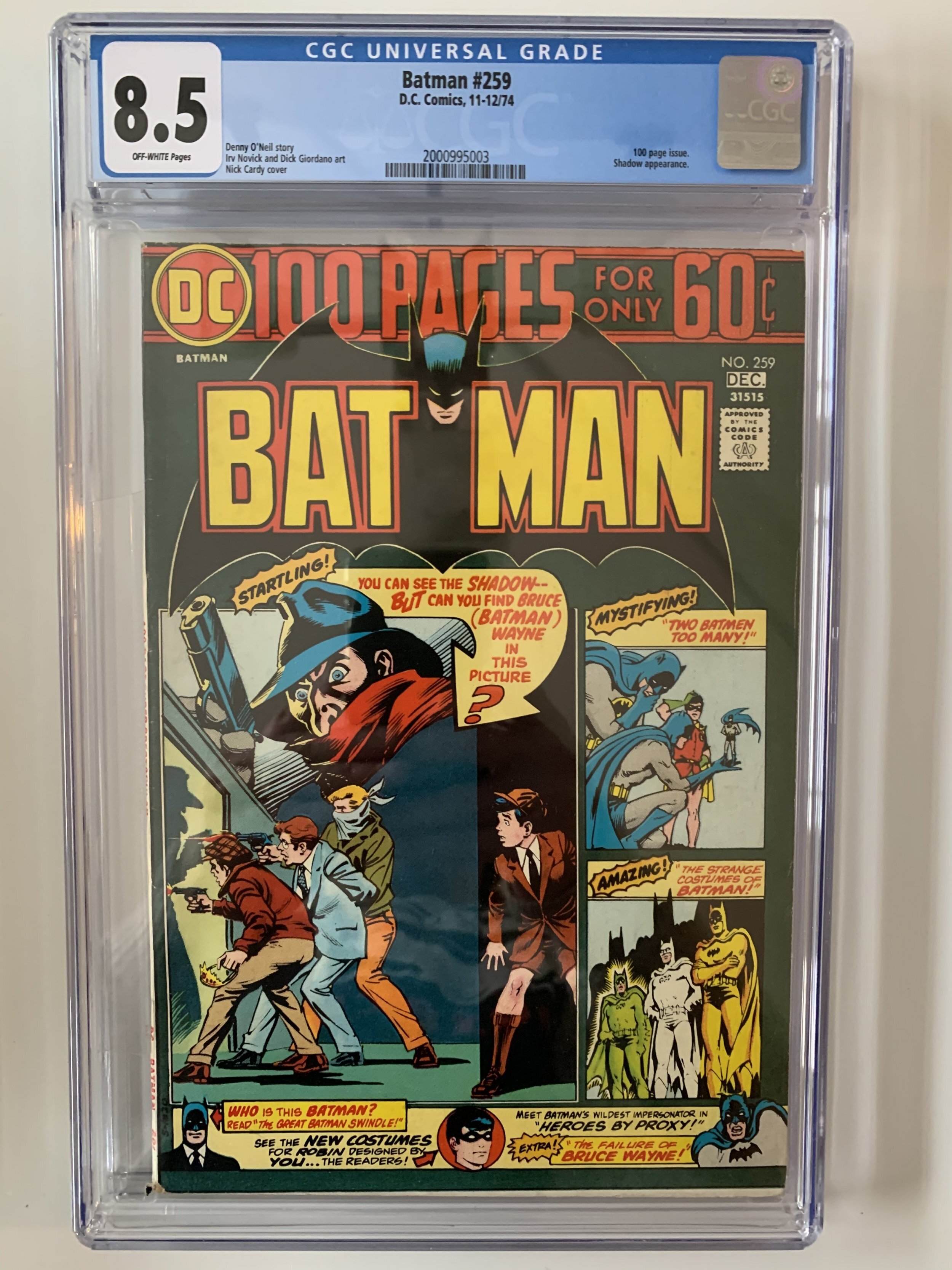 DC Comics BATMAN 259 - CGC 8.5 | Comic Books - Bronze Age, DC Comics ...