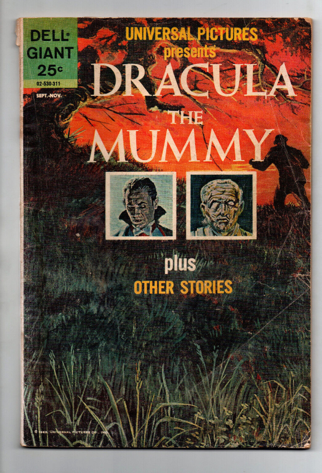 Universal Pictures Presents Dracula The Mummy - Horror - Dell - 1963 ...