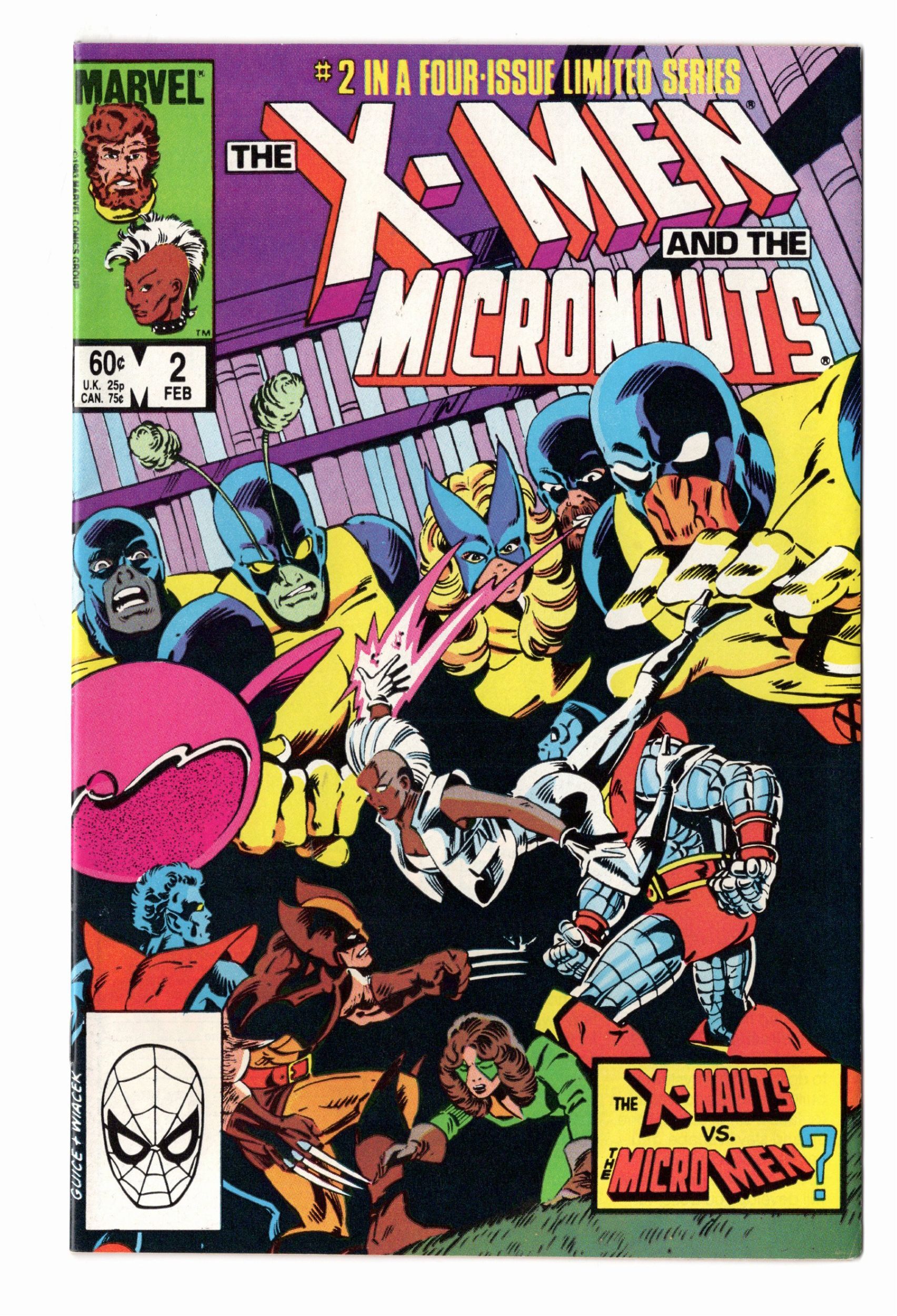 The X-Men and The Micronauts #2 Direct Edition (1984) | Comic Books ...