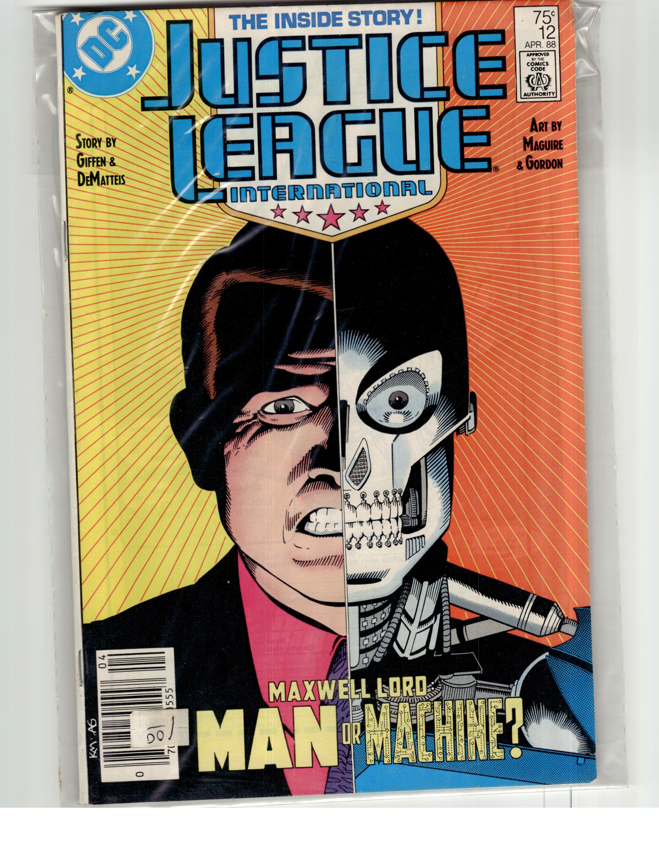 Justice League International #12 (1988) Maxwell Lord [Key Issue ...