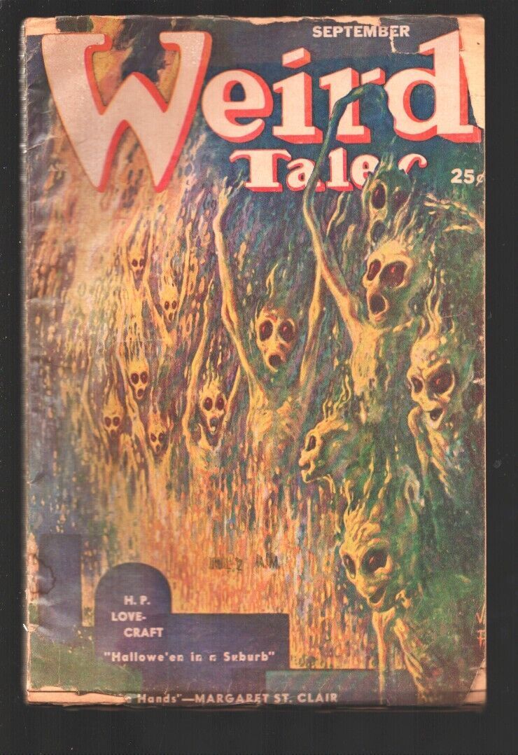 PULP: Weird tales 9/1952-vintage pulp horror-Virgil Finlay horror cover ...