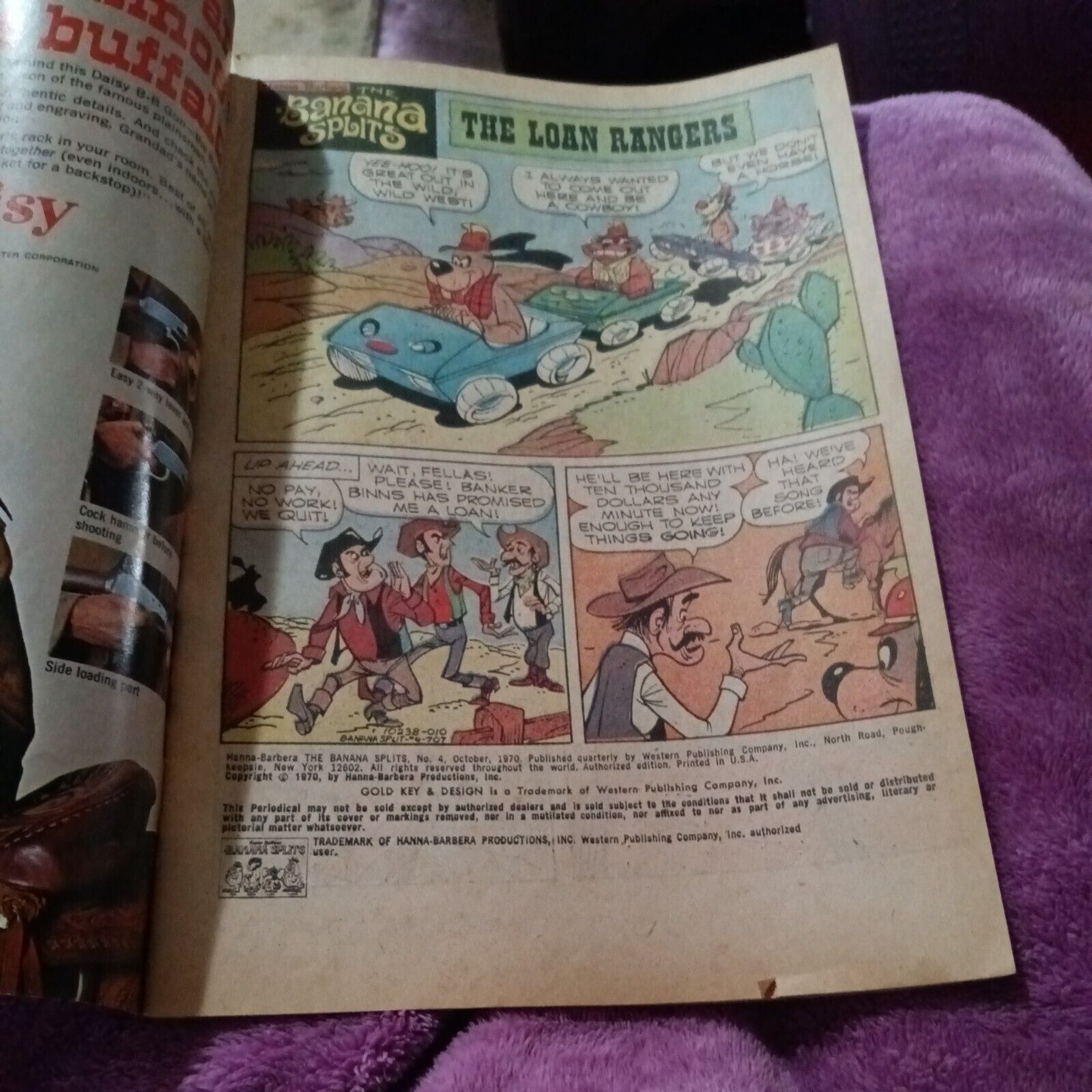 THE BANANA SPLITS comic #4 GOLD KEY COMICS (1969) silver age TV show ...