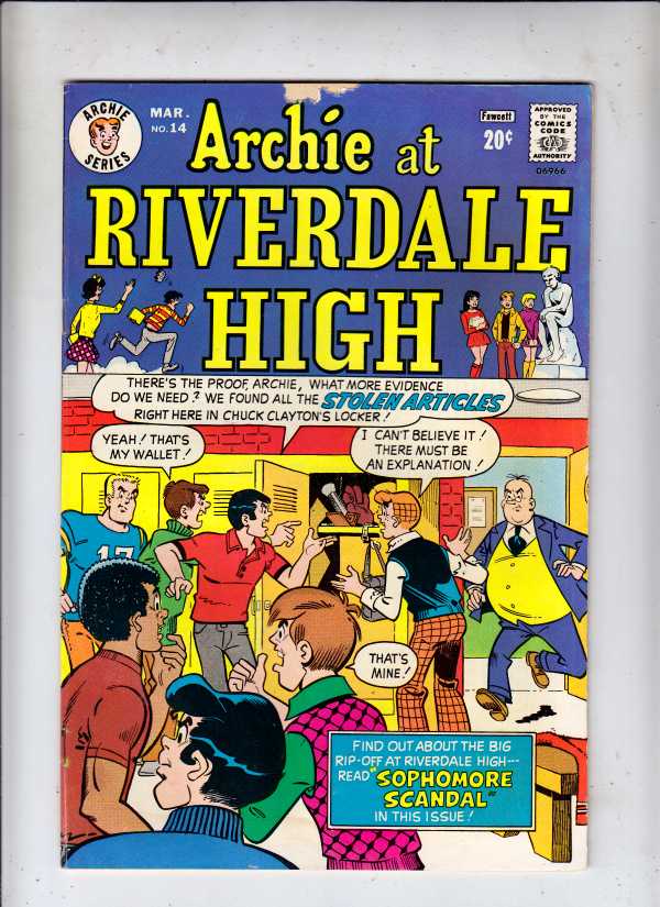 Archie At Riverdale High #14 (Mar-74) VG Affordable-Grade Archie ...