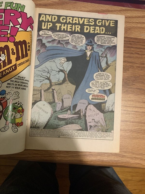 DC Action Comics #585 1986 Comic Superman Phantom Stranger John Byrne ...