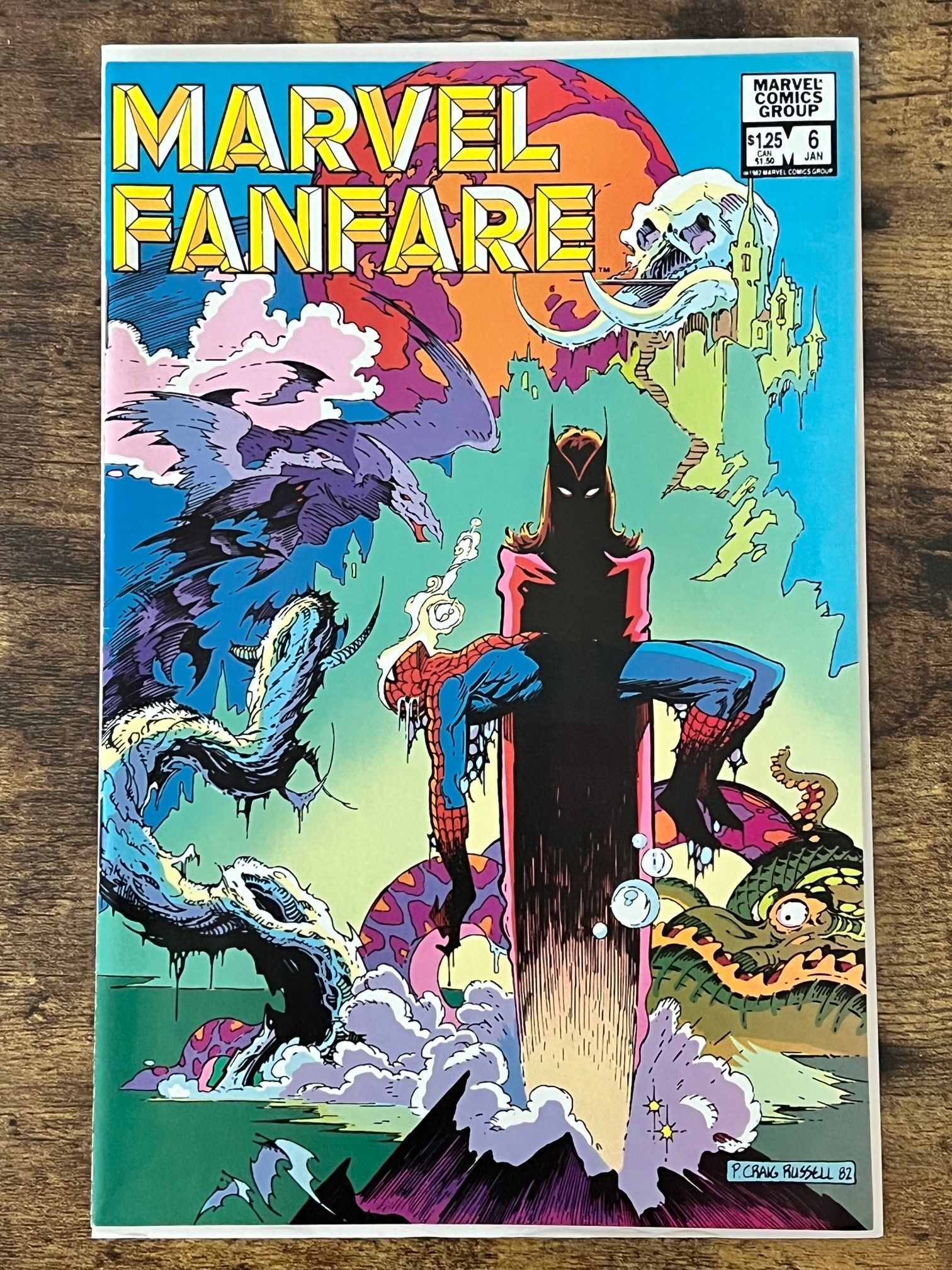 Marvel Fanfare #6 (1983). VF/NM. Awesome Spider-man cover! | Comic ...