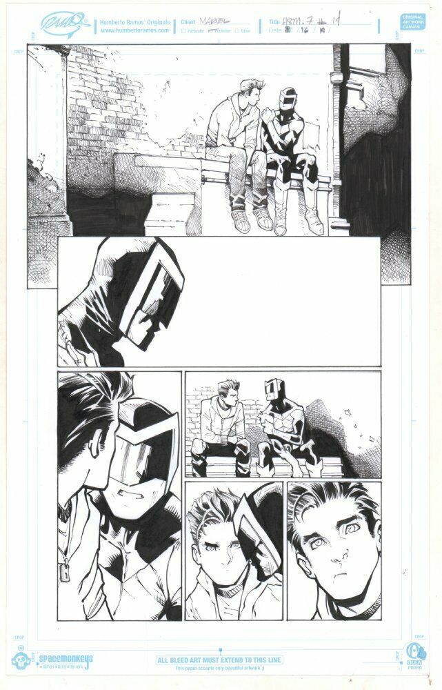 Amazing Spider-Man #7 p.14 - Peter Parker and Boomerang - art by ...