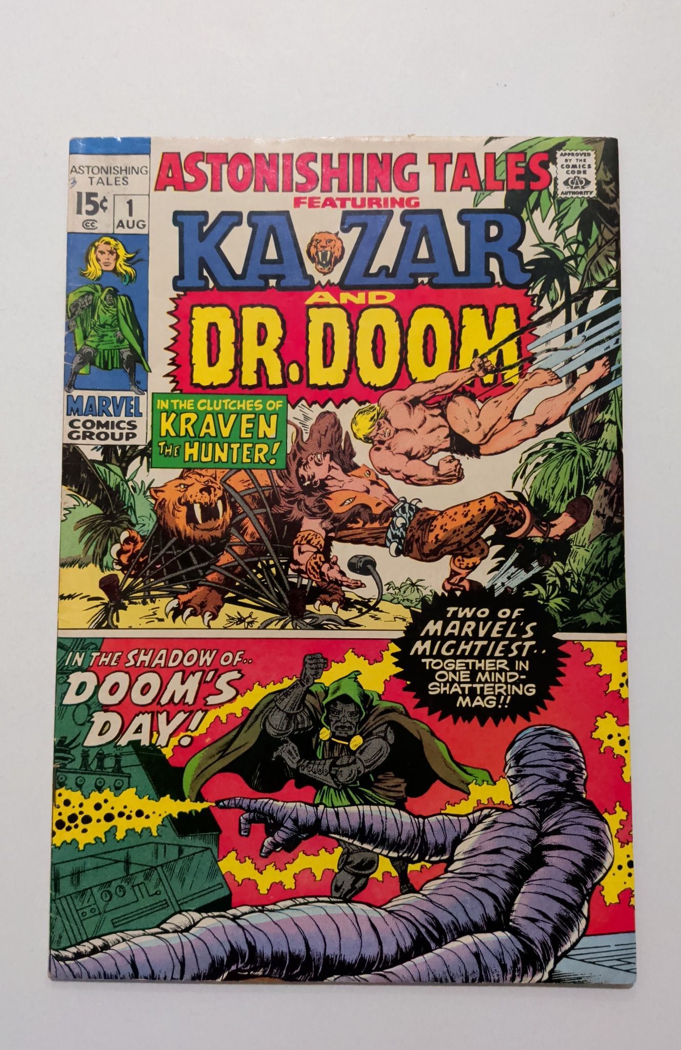 Astonishing Tales #1 (1970) Ka-Zar Doctor Doom FN+ 6.5 | Comic Books ...