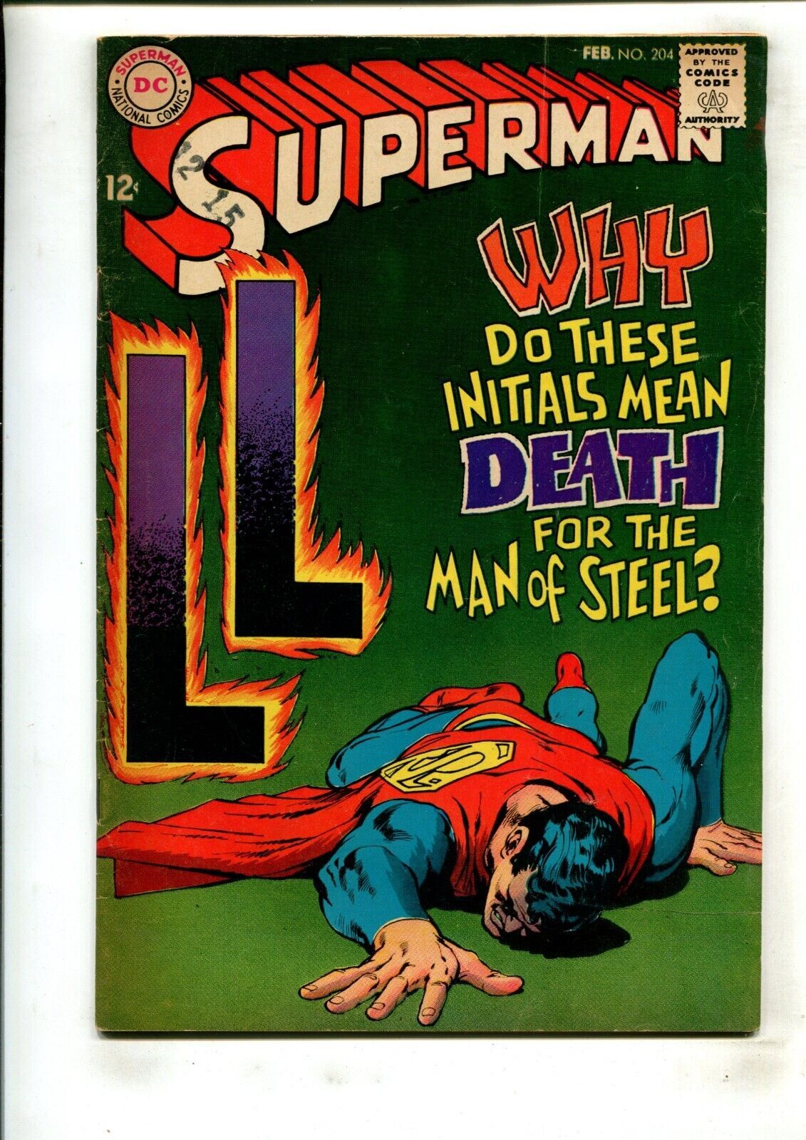 Superman #204 (4.5) the Case of the Lethal Letters!! 1968 | Comic Books ...