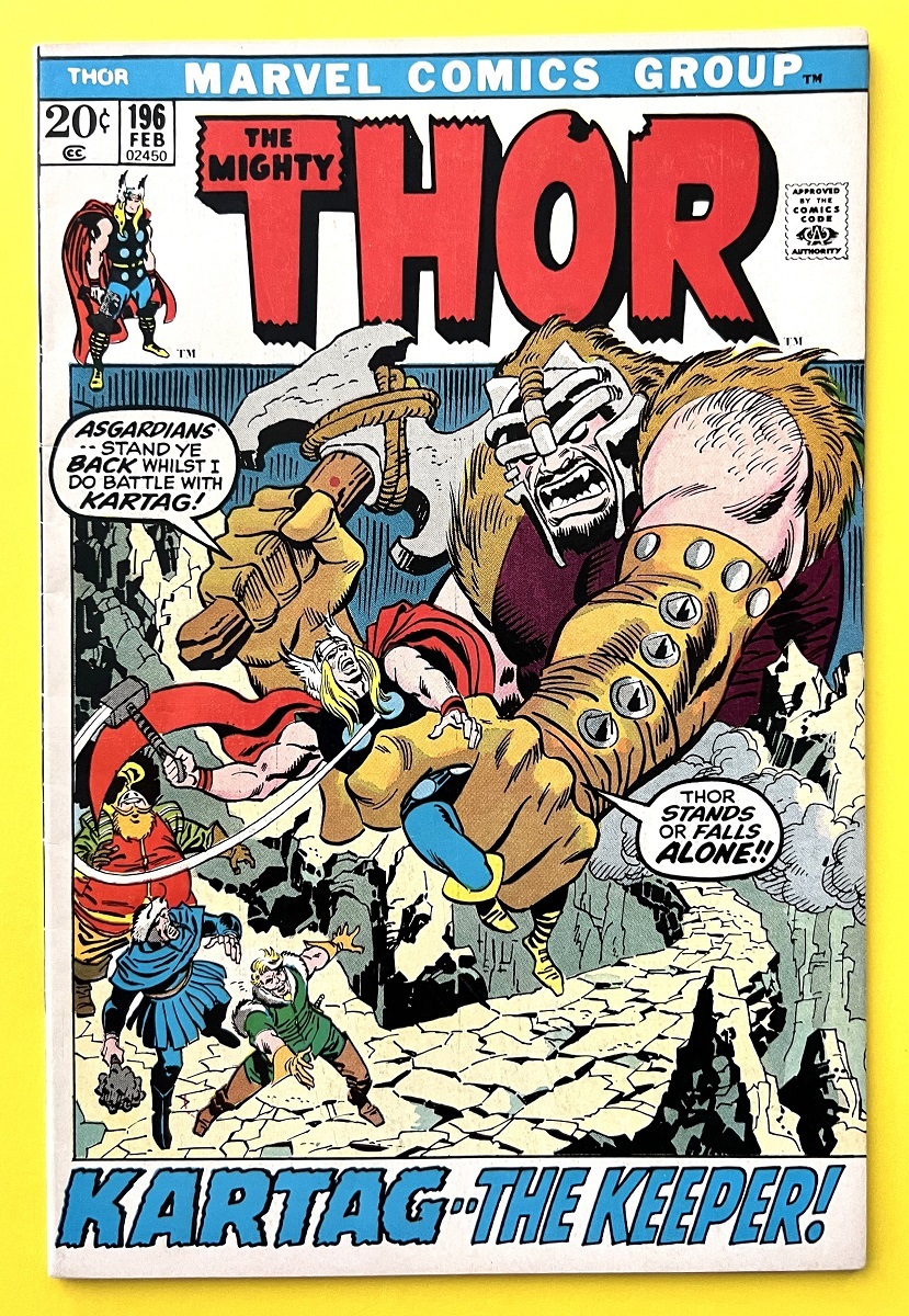 Thor 196 Kartag the Keeper 1st Appearance (1972) B3 | Comic Books ...