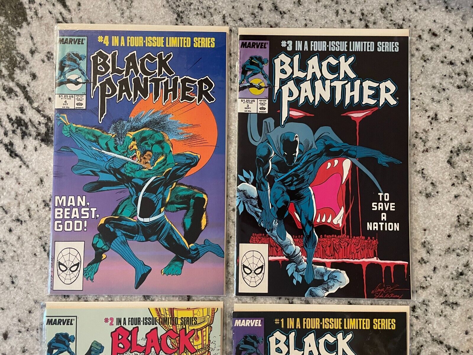 Black Panther Complete Marvel Comics LTD Series # 1 2 3 4 NM Avengers ...
