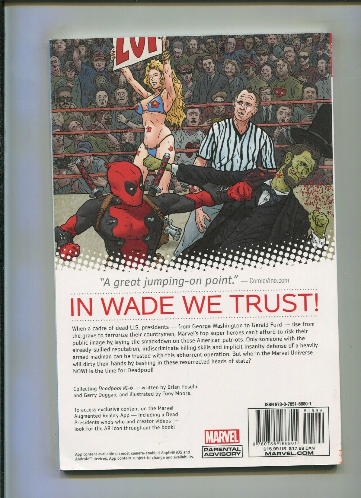 Deadpool VOL. 1 (8.0) Dead Presidents!! 2016 | Comic Books - Modern Age ...