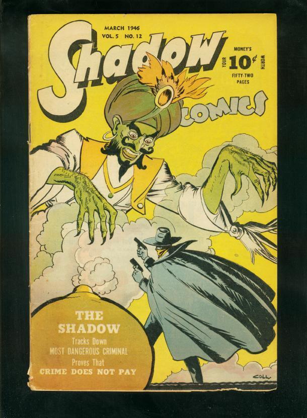 Shadow Comics V.5 #12 1946-Shadow Meets Black Swami-Doc Savage-Fine FN ...
