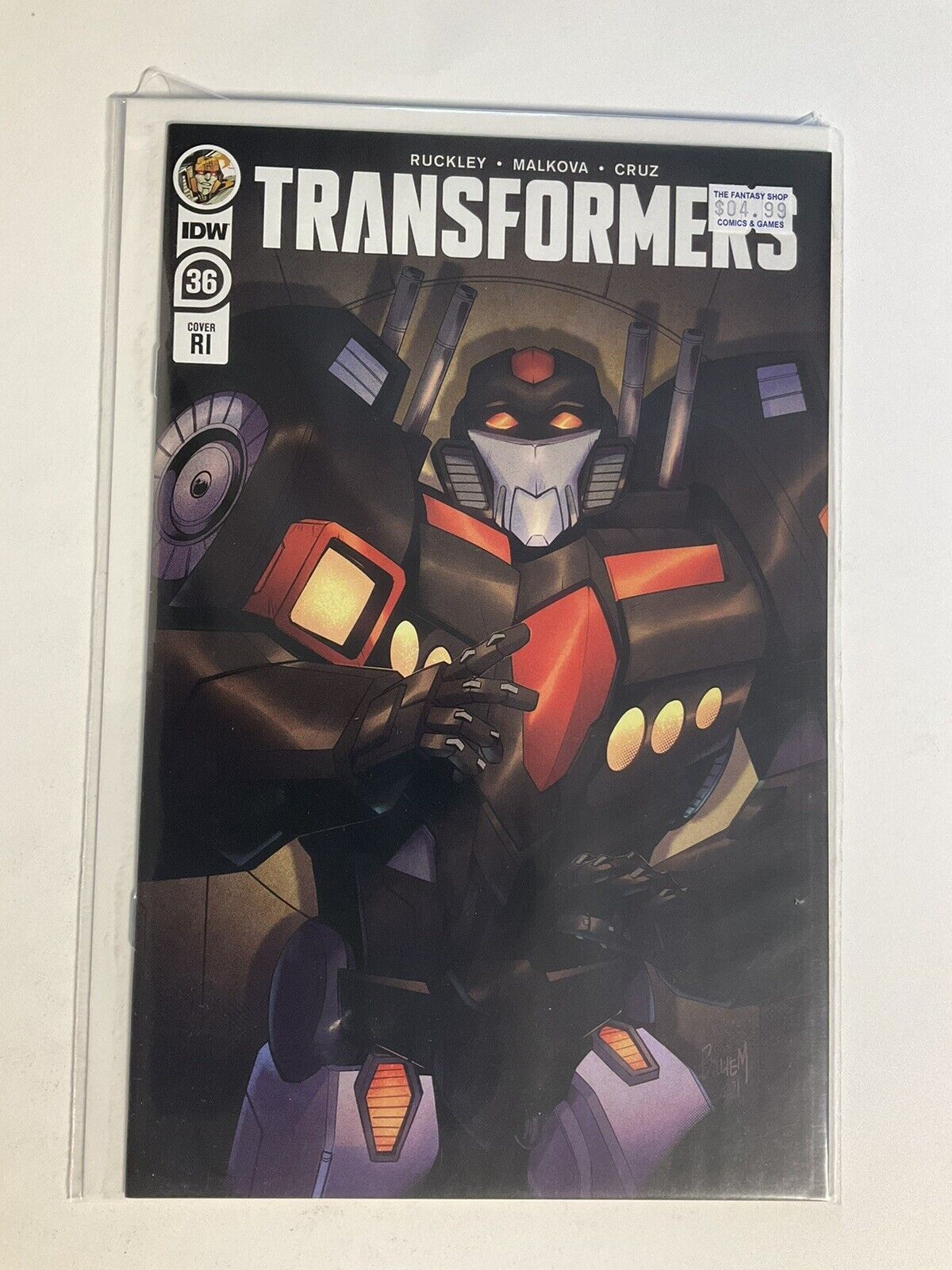 Transformers 36 NM Near Mint RI Variant IDW Comics | Comic Books - Modern Age, Transformers ...