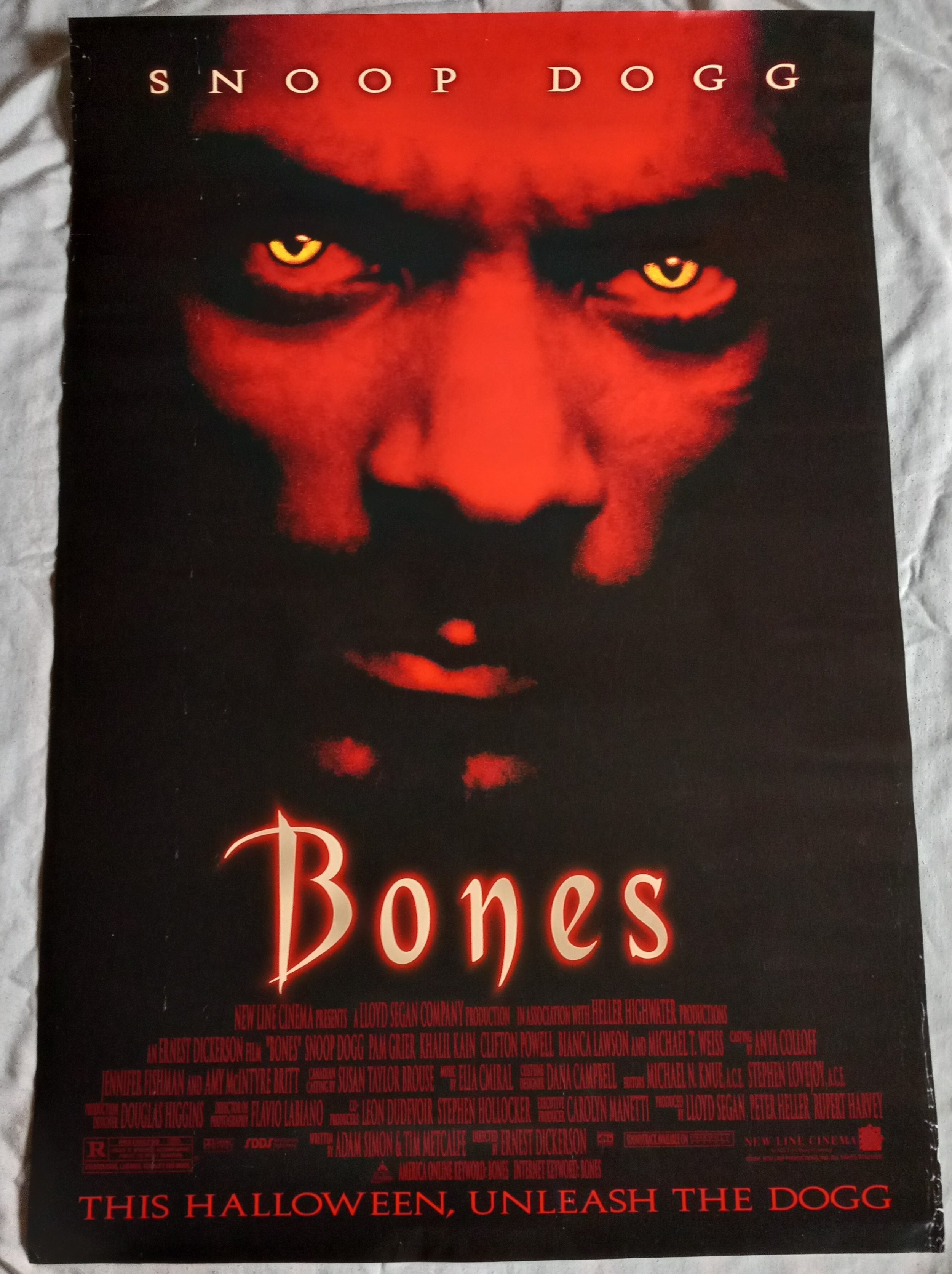 BONES: S. Dogg, (2001) Promotional movie poster | Comic Collectibles - Posters / HipComic