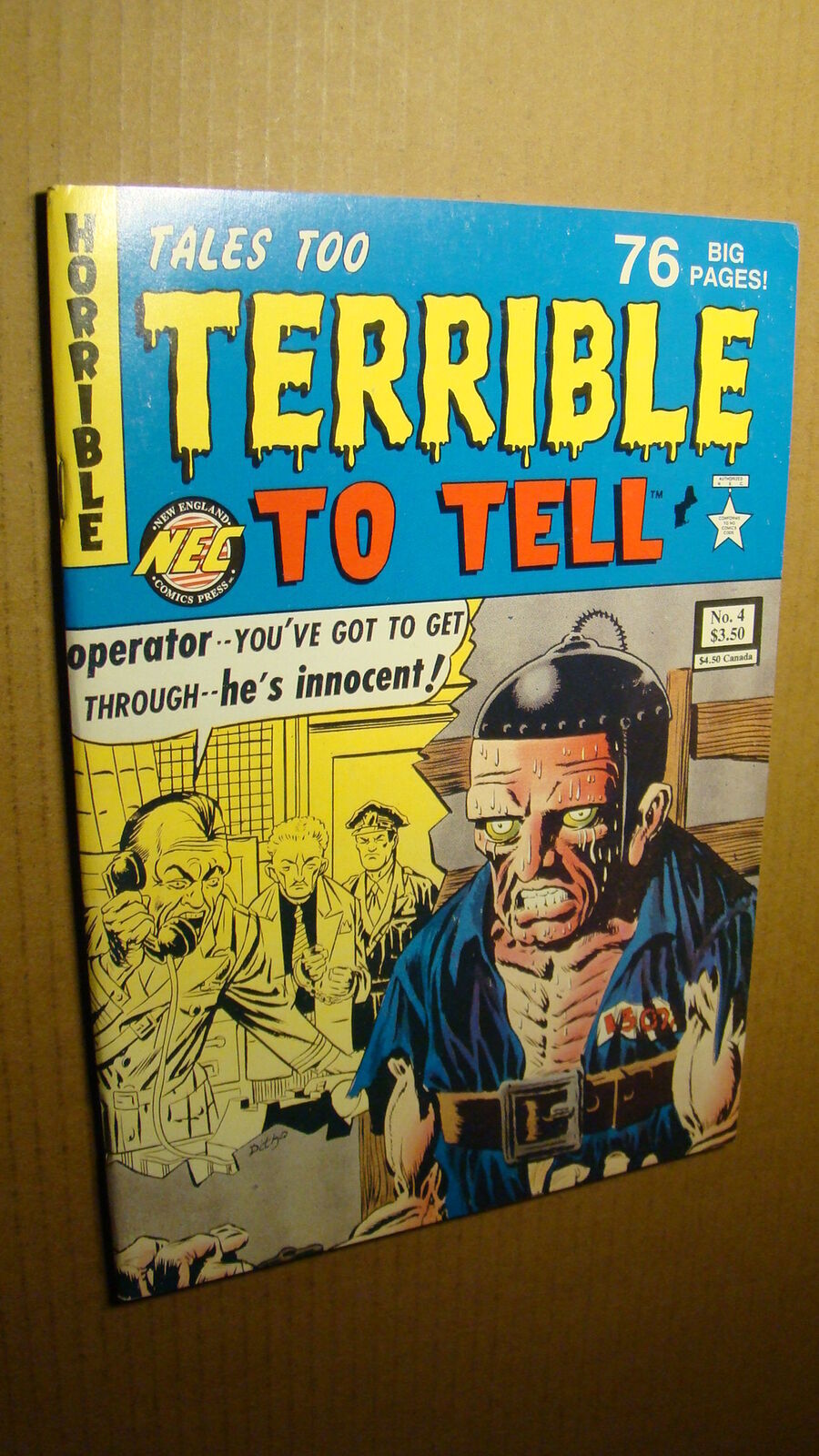 Tales TOO Terrible to Tell 4 *High Grade* Electric Chair NM Voodoo ...