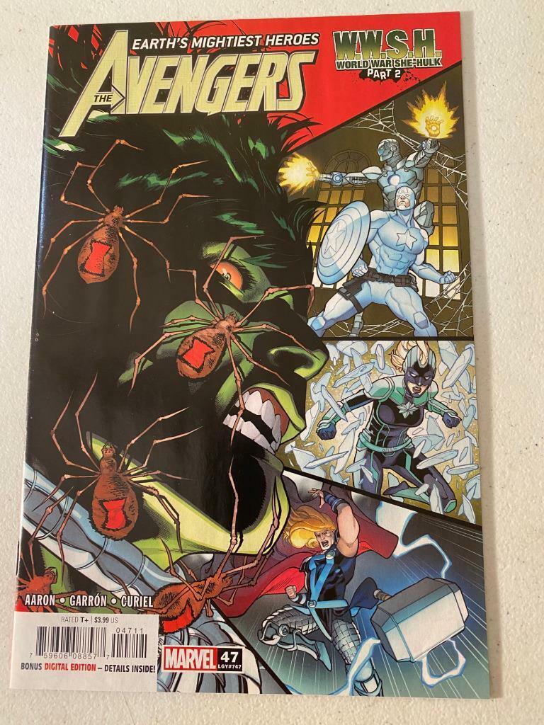 THE AVENGERS #47 2021 Cover A 1st Print WORLD WAR 1st Winter She-Hulk ...