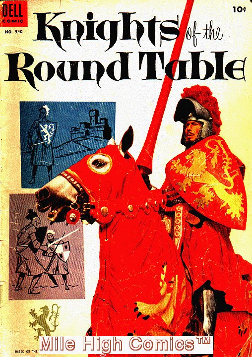 Knights of the Round Table (1954 Series) (FC #540) (Dell) #1 FC #540 ...