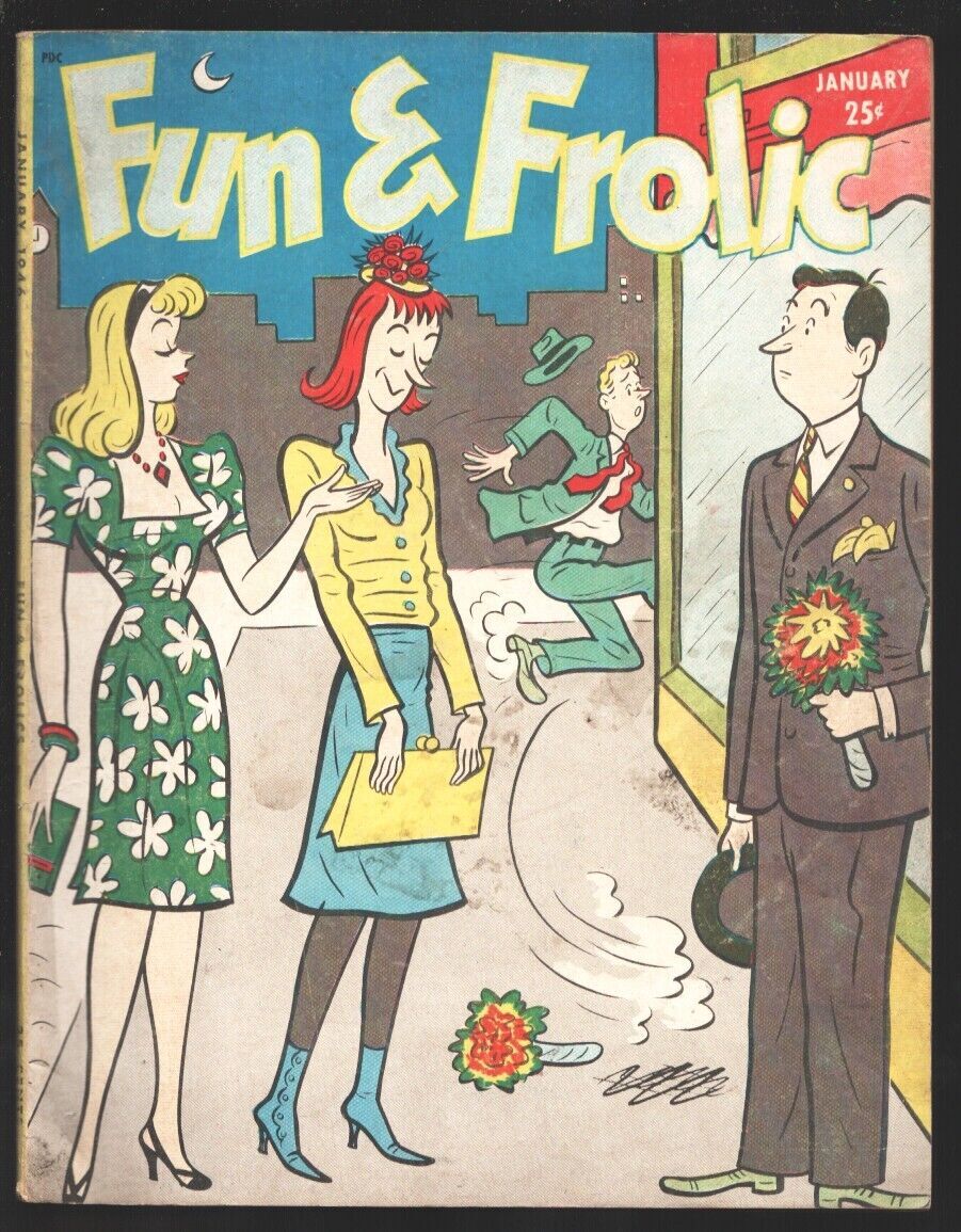 Fun & Frolic #4 1/1946-Frank Beaven-Comics-jokes-gags-cartoon art ...