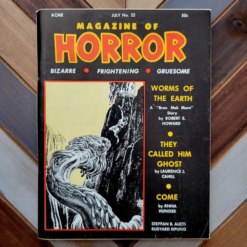 MAGAZINE OF HORROR #22 VF (Health 1968) Bizarre Frightening Gruesome ...