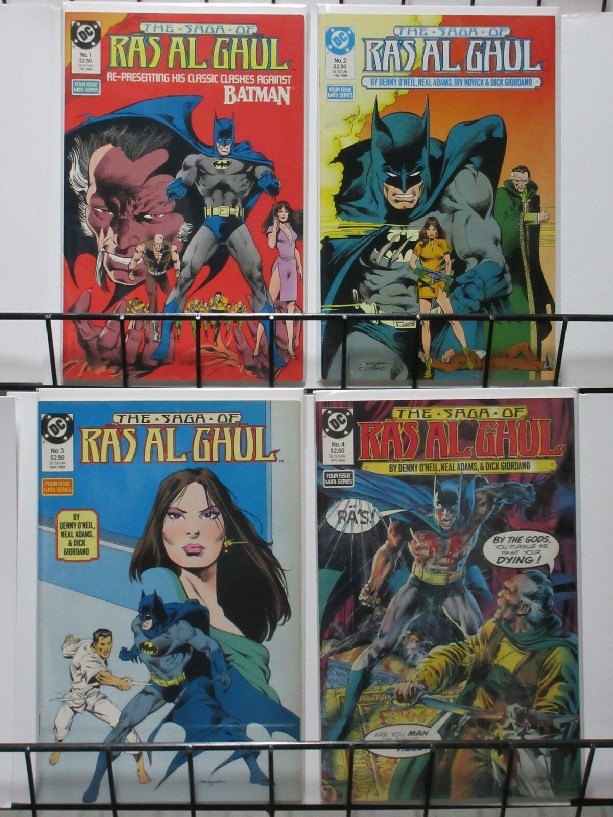 Saga of RAS AL Ghul 1-4 Neal Adams | Full Runs & Sets / HipComic