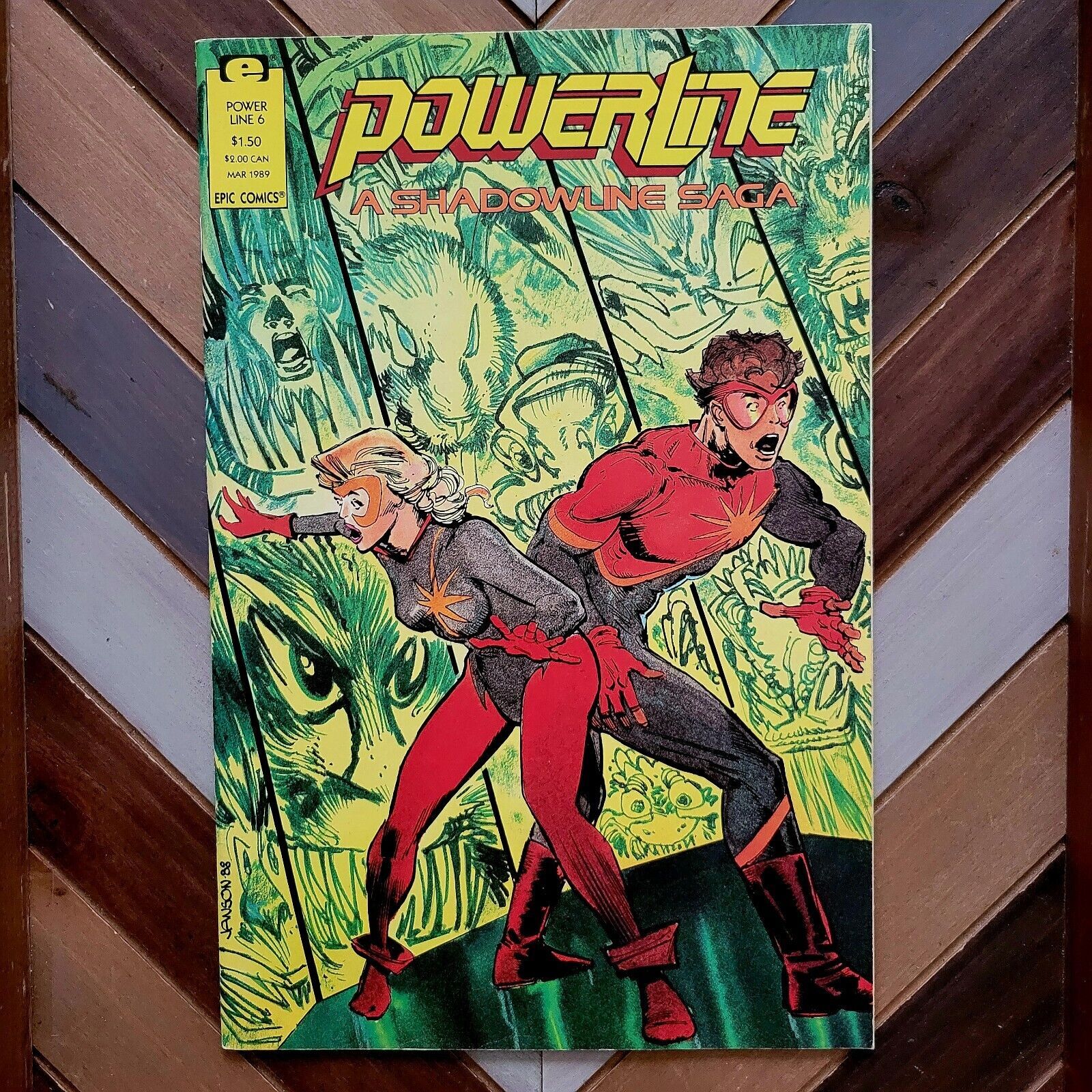 POWERLINE: A Shadowline Saga #5-8 (Marvel/Epic 1989) Set of 4, Series ...