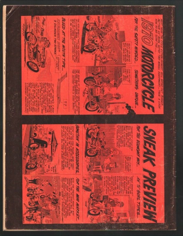 Cycletoons #13 1970-Petersen-Chopper cover-Motorcycle comics-Choppers ...