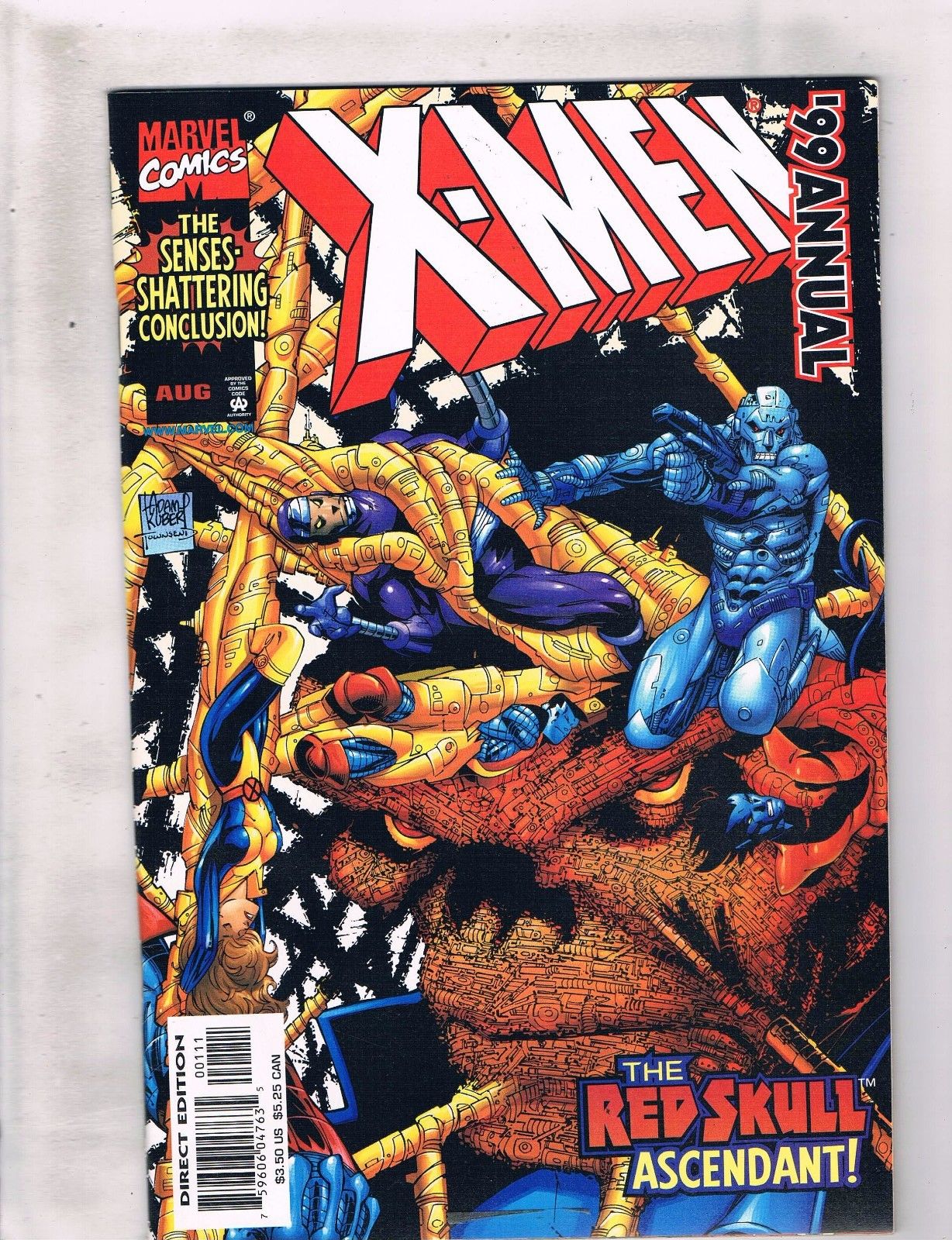 7 Marvel X-Men Comics Onslaught 1 (2) Team X 2000 1 + Annuals 97' 98 ...