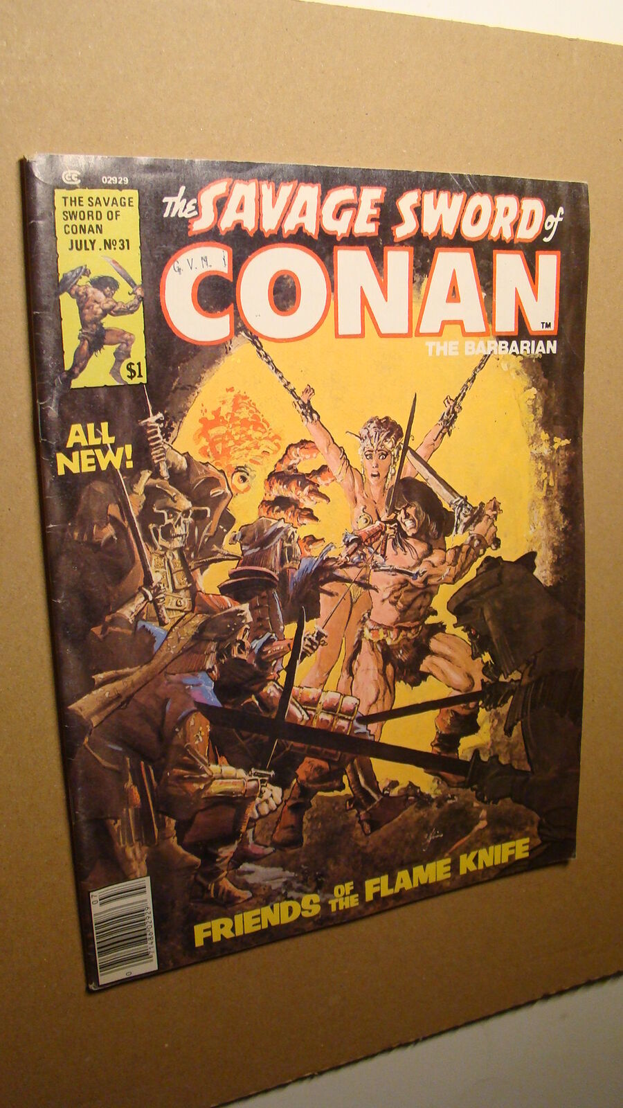 Savage Sword of Conan 31 *Solid* Flame Knife King Conan RE Howard ...