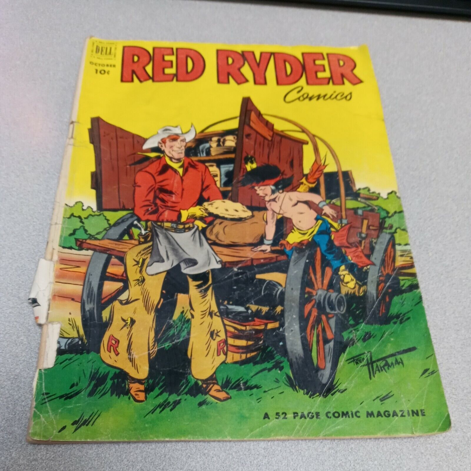 RED RYDER COMICS #111 dell Golden Age Western! ranch hero 1952 fred ...