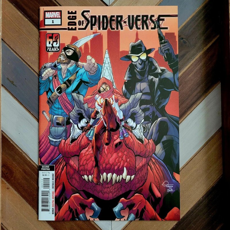 Edge of Spider-Verse #1-2 Marvel 2022, High Grade 1st App Spider-Rex ...