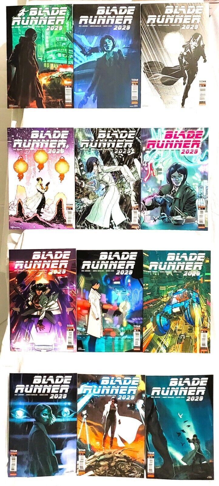 BLADE RUNNER 2029 #1 - 12 Cover C Set Various Artists (Titan 2021 ...