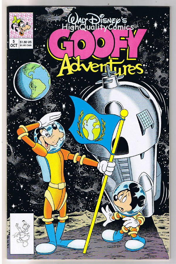 GOOFY ADVENTURES #5, NM, Walt, 1st Disney, 1990, Mickey Mouse, more in ...