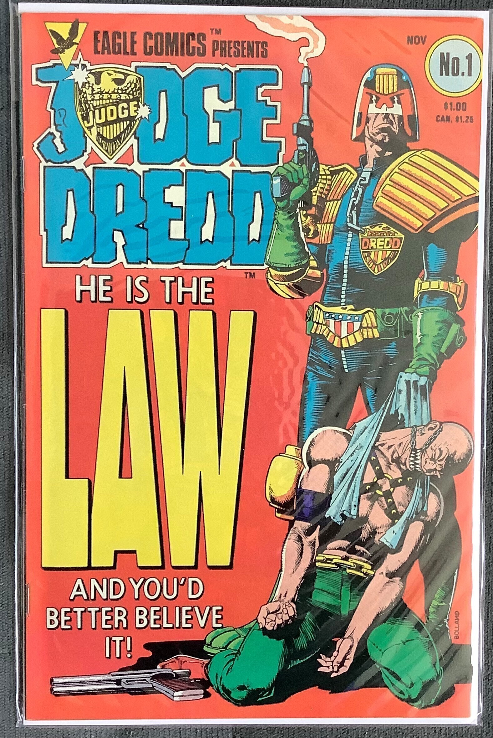 Judge Dredd #1 (1983, Eagle Comics) - 1st U.S. appearance of Judge ...