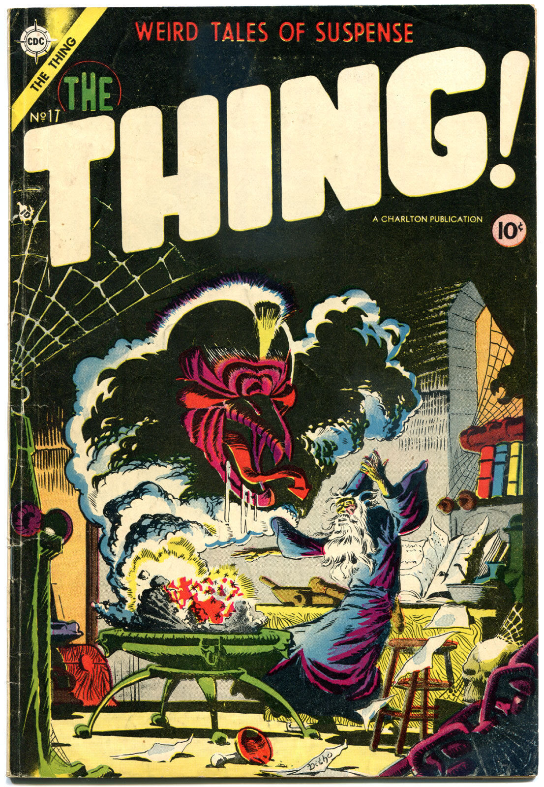 The THING #17, VG+, Steve Ditko, 1952, Golden Age Pre-Code Horror ...