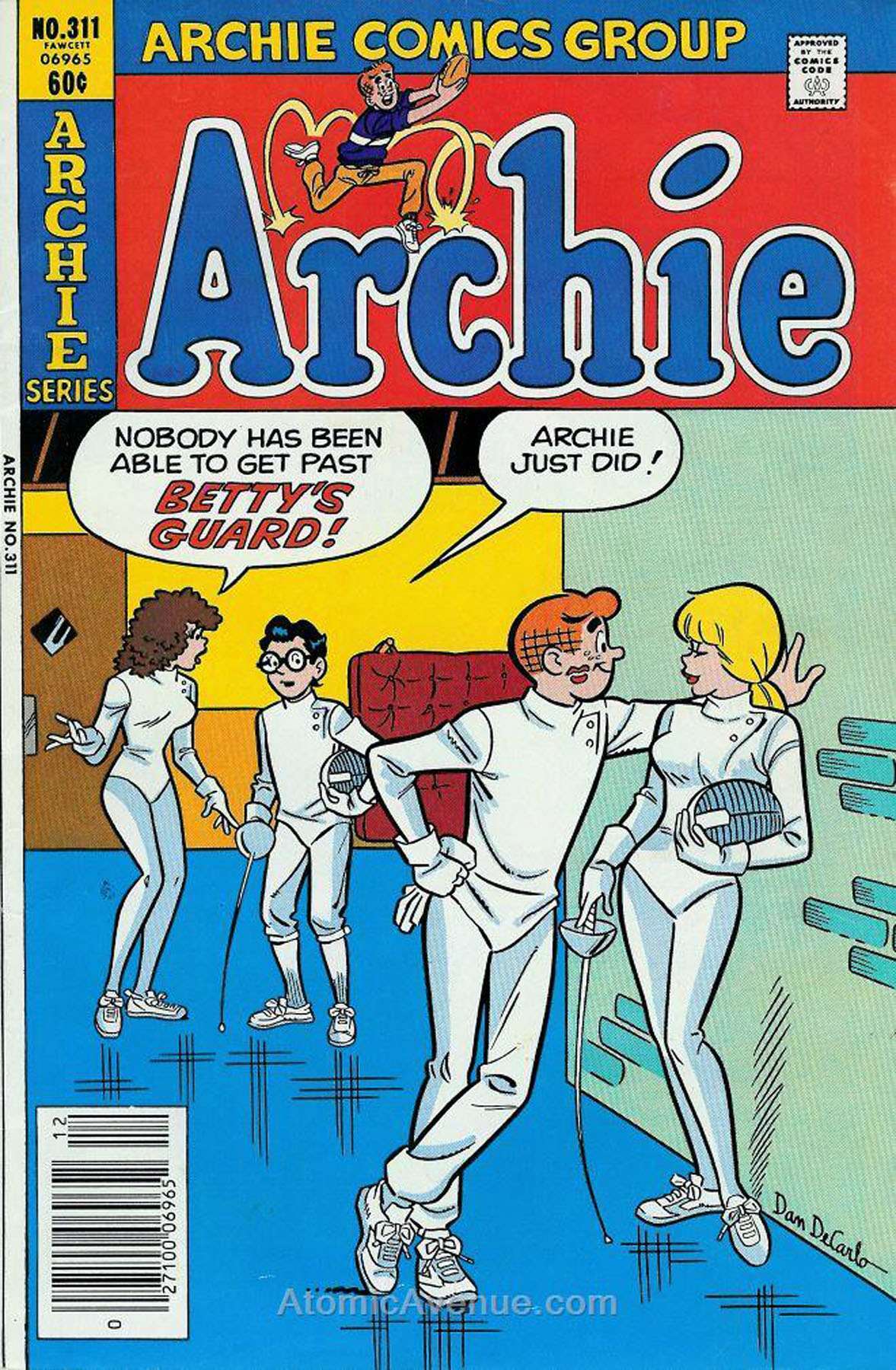 Archie #311 GD ; Archie | low grade comic December 1981 Fencing Cover ...